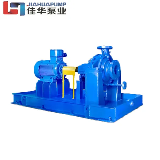 API 610 Horizontal Single Stage Single Suction Chemical Centrifugal ...